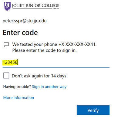 New Account Setup | Joliet Junior College